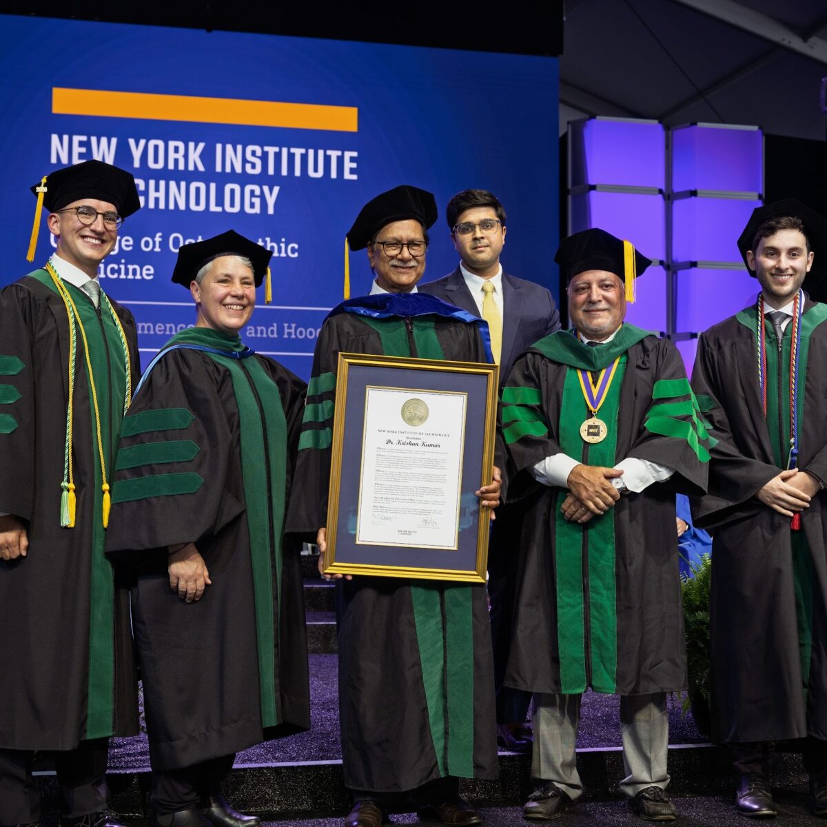 NYIT Awards Honorary Doctor of Science Degree to Dr. Krishan Kumar ...